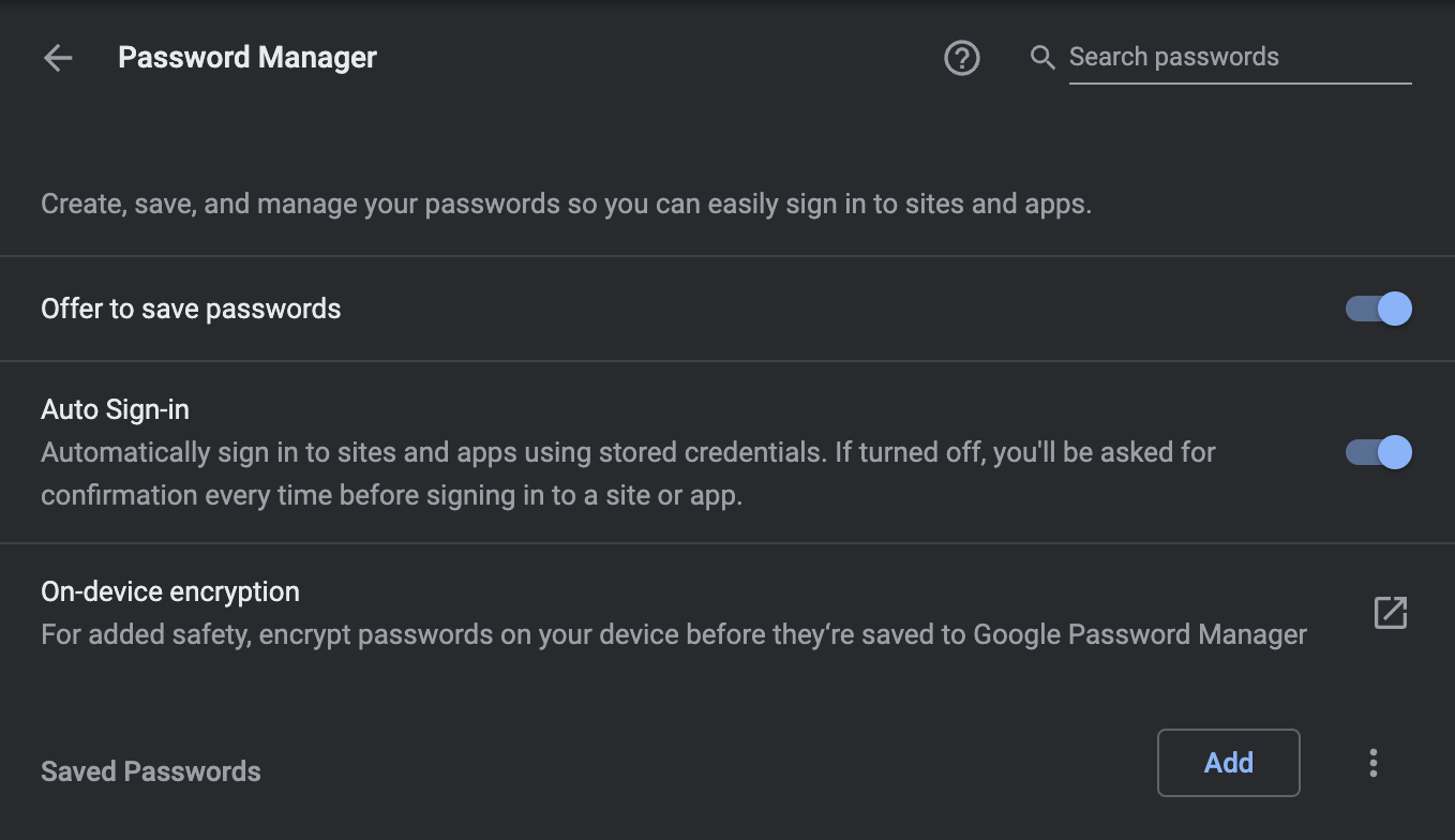 Google Chrome Password Management Guide - AnsonAlex.com