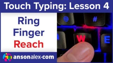 Touch Typing Lessons + Practice for Speed and Accuracy - AnsonAlex.com
