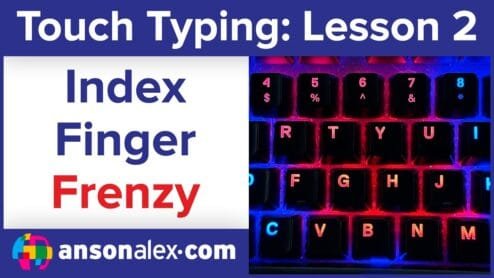 Touch Typing Lessons + Practice for Speed and Accuracy - AnsonAlex.com