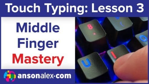 Touch Typing Lessons + Practice for Speed and Accuracy - AnsonAlex.com